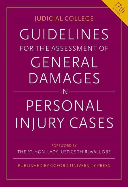 Judicial College Guidelines: 17th Edition